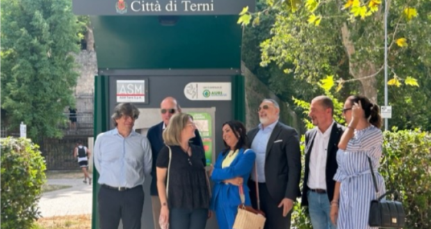 La Casa dell’acqua zampilla a largo Atleti azzurri | Terni Life